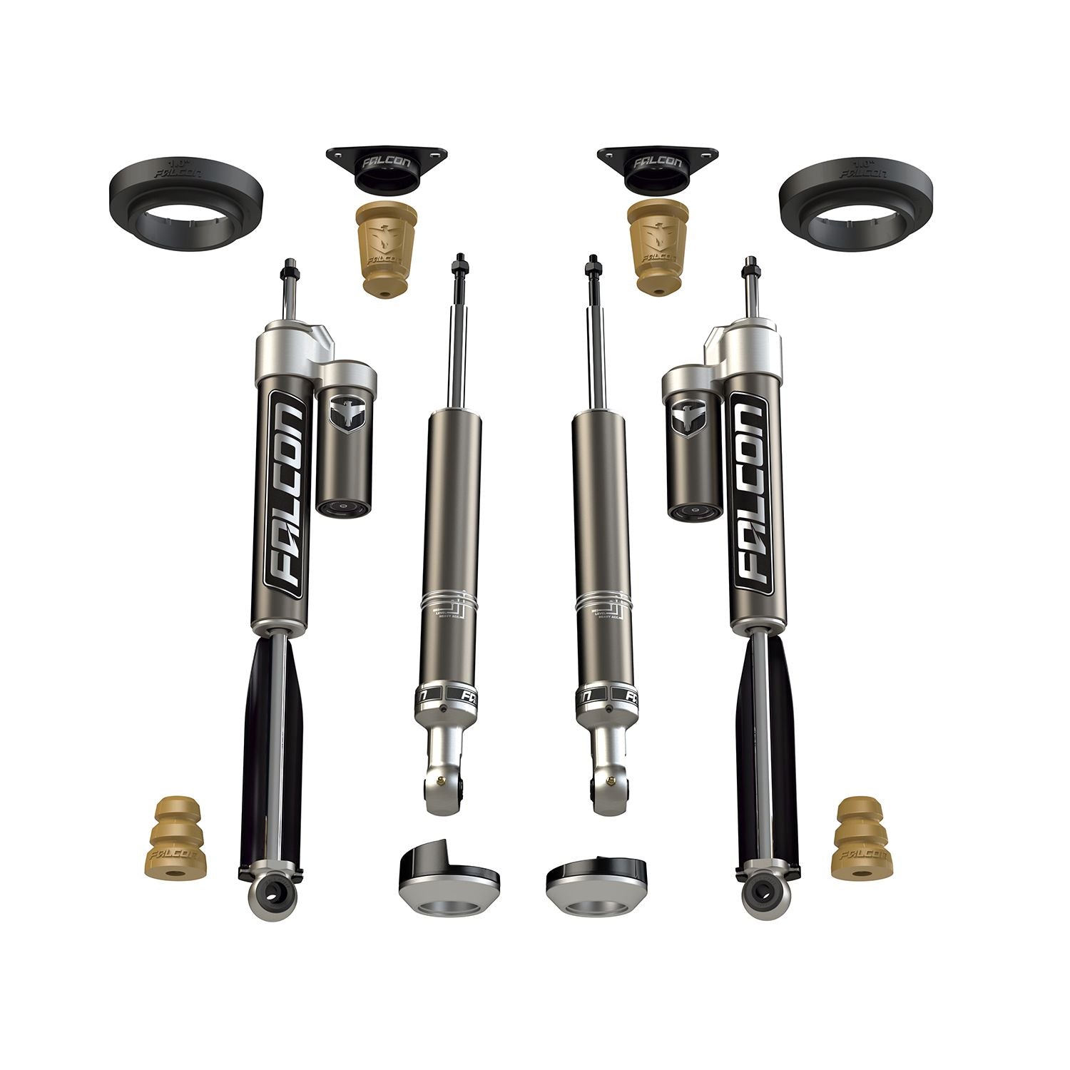 FALCON SHOCKS | 2010+ Toyota 4Runner No TRD Pro 2.0 Inch Sport Shock a ...