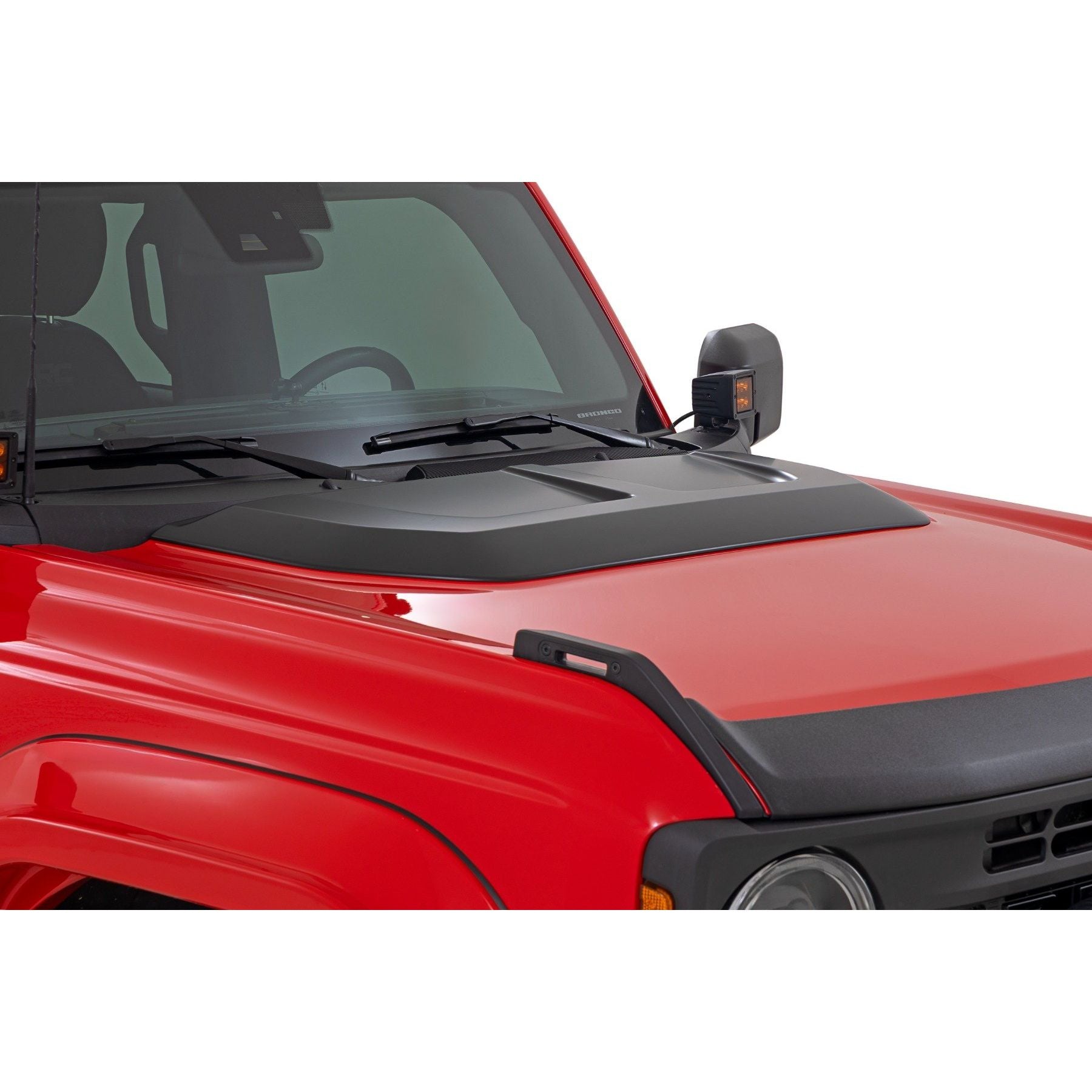 ROUGH COUNTRY Hood Scoop | E7 Velocity Blue | Ford Bronco 4WD (2021-20 ...