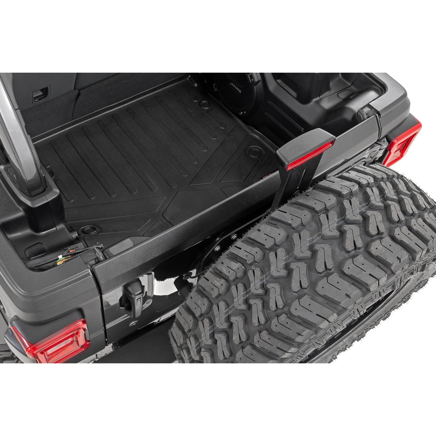 ROUGH COUNTRY Trail Cladding | Tailgate Protector | Jeep Wrangler JL/W ...